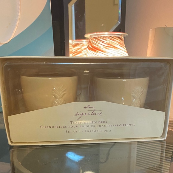 Hallmark | Accents | Hallmark Signature Pineapple Tea Light Candle ...